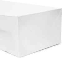 China Golden White Kraft Wine Paper Bag for Wine Bottle Printing CMYK 4 Color Offset Printing for sale