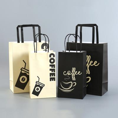 China Custom Printed Kraft Paper Take Away Food Packaging Bags for Industrial at Reasonable for sale