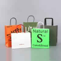 China Custom Printed Kraft Paper Take Away Food Packaging Bags for Industrial at Reasonable for sale