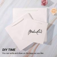 China Foldable Strong White Flat Bottom Costume Clothing Jewelry Gift Shopping Cardboard Box Paper Bags for sale