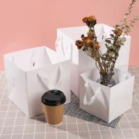 China Foldable Strong White Flat Bottom Costume Clothing Jewelry Gift Shopping Cardboard Box Paper Bags for sale