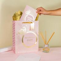 China Custom Color Accepted Ivory Board Wedding Gift Paper Bags for Special Occasion Gifts for sale