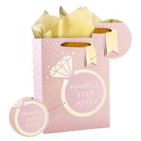 China Custom Color Accepted Ivory Board Wedding Gift Paper Bags for Special Occasion Gifts for sale