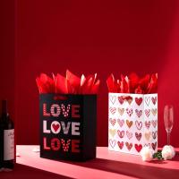 China CMYK 4 Color Offset Printing Luxury Wide Bottom Paper Bag for Valentine's Day by Maker for sale