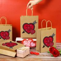 China Custom Logo Valentine's Day Type Love Gift Packaging Shopping Paper Bags for Brands for sale