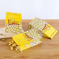China Custom Logo Print Bio-degradable Popcorn Paper Bag made of Kraft Paper for Packaging for sale