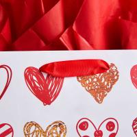China CMYK 4 Color Offset Printing Luxury Wide Bottom Paper Bag for Valentine's Day by Maker for sale