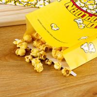 China Custom Logo Print Bio-degradable Popcorn Paper Bag made of Kraft Paper for Packaging for sale