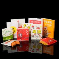 China Custom Oil-Proof Fried Chicken French Fries Food Packaging Kraft Paper Bag in Luxury Style for sale