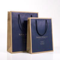 China Gravure Printing Custom Logo Necklace Paper Gift Bag for Customized Jewelry Packaging for sale
