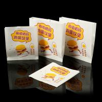 China Custom Order Accepted Take Away Food Packaging Bag with Greaseproof White Kraft Paper for sale
