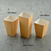 China Food French Fries Chicken Packaging Disposable Kraft Paper Box for Benefit of Buyers for sale