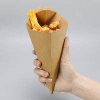 China Food French Fries Chicken Packaging Disposable Kraft Paper Box for Benefit of Buyers for sale