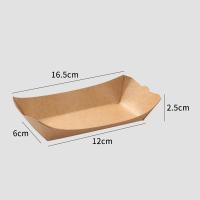 China Square Custom Double Compartment Kraft Paper Box for Food Oil Proof and Eco-Friendly for sale