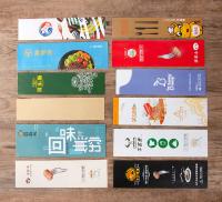 China Kraft Paper Customized Disposable Chopsticks Knife Fork Cutlery Dinnerware Tableware Bag for sale