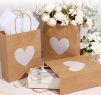China Gravure Printing Personalized Kraft Paper Bag for Valentine's Day Retail Gift Shopping for sale