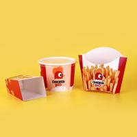 China Fast Food Packaging Container Set Fried Chicken Paper Box for Takeout and Restaurants for sale