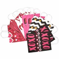 China Gravure Printing Valentine's Day Festive Hand Gift Shopping Paper Bags Manufactured for sale