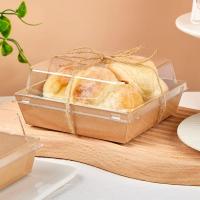 China Convenient Takeaway Bento Box for Fast Food Restaurants Made of Food Grade Kraft Paper for sale
