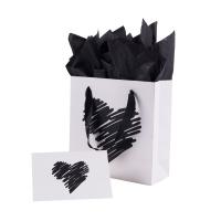 China Specialty Paper Fashion Industry Valentine's Day Gift Shopping Hand Length Handle Bags for sale