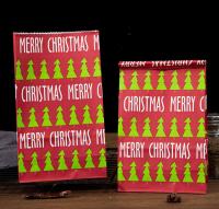 China Christmas Printing Bio-degradable Kraft Paper Bag for Food Grade Eco-friendly Packaging for sale
