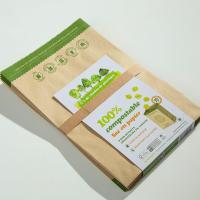 China Gravure Printing Brown Kraft Paper Bag for Kitchen Garbage Packaging in Industrial for sale