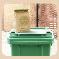 China Gravure Printing Brown Kraft Paper Bag for Kitchen Garbage Packaging in Industrial for sale