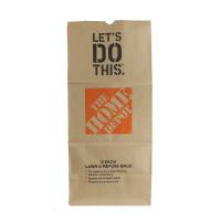 China Custom Design Kraft Paper Bag for Bio-degradable Heavy Duty Garden Garbage Disposal for sale