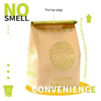 China Custom Order Accepted CMYK 4 Color Offset Printed Biodegradable Disposable Garbage Bag for sale