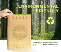 China Custom Order Accepted CMYK 4 Color Offset Printed Biodegradable Disposable Garbage Bag for sale