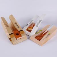 China Waterproof Bakery Baking Bread Kraft Paper Bag with Gravure Printing and Plastic Window for sale