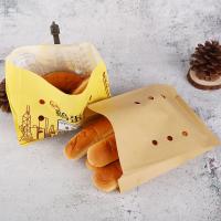 China Waterproof Bakery Baking Bread Kraft Paper Bag with Gravure Printing and Plastic Window for sale