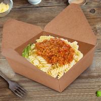 China Restaurants' Top Choice Custom Printed Takeout Box for Italian Spaghetti Pasta Salad for sale