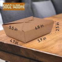 China Restaurants' Top Choice Custom Printed Takeout Box for Italian Spaghetti Pasta Salad for sale