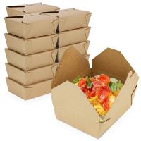 China Custom Biodegradable Fast Food Packaging Box Suitable for Restaurants and Takeaways for sale