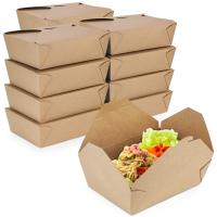 China Custom Biodegradable Fast Food Packaging Box Suitable for Restaurants and Takeaways for sale