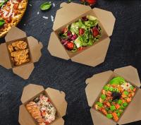 China Custom Biodegradable Fast Food Packaging Box Suitable for Restaurants and Takeaways for sale