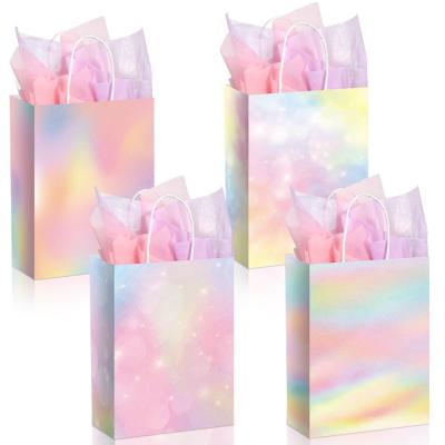 China CMYK 4 Color Offset Printing Tote Boutique Gift Carry Paper Shopping Bag Reasonable for sale
