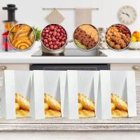China Custom Toast Bread Storage Kraft Paper Bag with Window Gravure Printed and Bio-degradable for sale