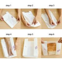 China Custom Toast Bread Storage Kraft Paper Bag with Window Gravure Printed and Bio-degradable for sale