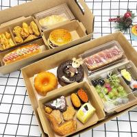 China Others Custom Disposable Takeaway Kraft Paper Lunch Box for Fast Food Microwavable for sale