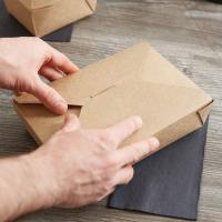 China Convenient Custom Disposable Salad Hamburg Lunch Food Packaging Box for Take Out for sale