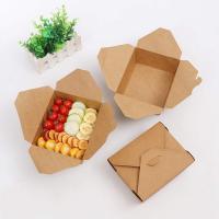 China Convenient Custom Disposable Salad Hamburg Lunch Food Packaging Box for Take Out for sale
