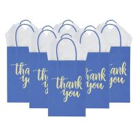 China CMYK 4 Color Offset Printing Hand Length Handle Kraft Paper Bag for Customized Design for sale