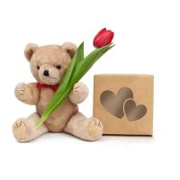 China Convenient Takeaway Kraft Paper Box for Cupcakes According to Your Request for sale