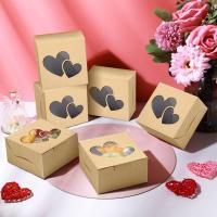 China Convenient Takeaway Kraft Paper Box for Cupcakes According to Your Request for sale