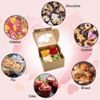 China Convenient Takeaway Kraft Paper Box for Cupcakes According to Your Request for sale