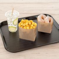 China French Fries Packaging Glassine Paper Bags with Customized Logo and Gravure Printing for sale