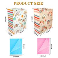 China Portable Cartoon Cute Kids Party Gift Tote Paper Bag with CMYK 4 Color Offset Printing for sale