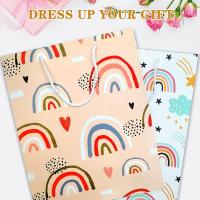 China Portable Cartoon Cute Kids Party Gift Tote Paper Bag with CMYK 4 Color Offset Printing for sale